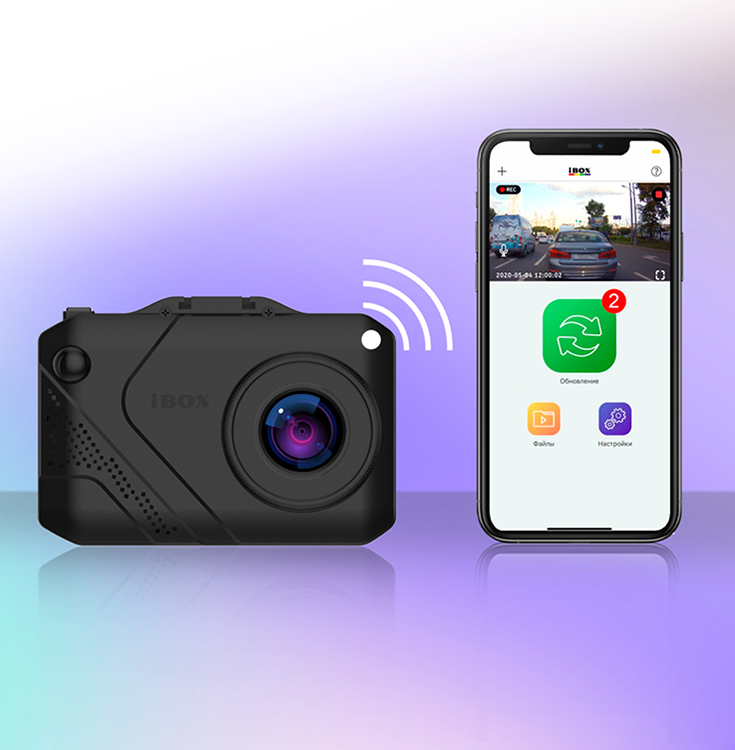 Купить видеорегистратор с сигнатурным радар-детектором ibox nova wifi ...